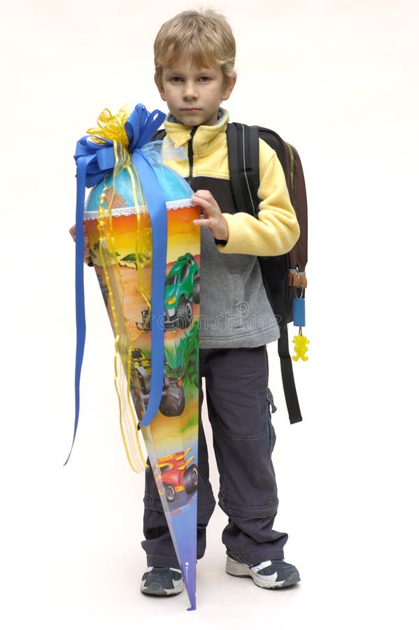 First school day stock image. Image of tradition, little - 269447