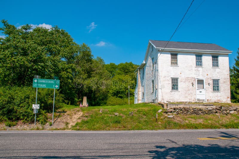 First Shot Monument Herr Ridge Stock Photo - Image of high, military ...