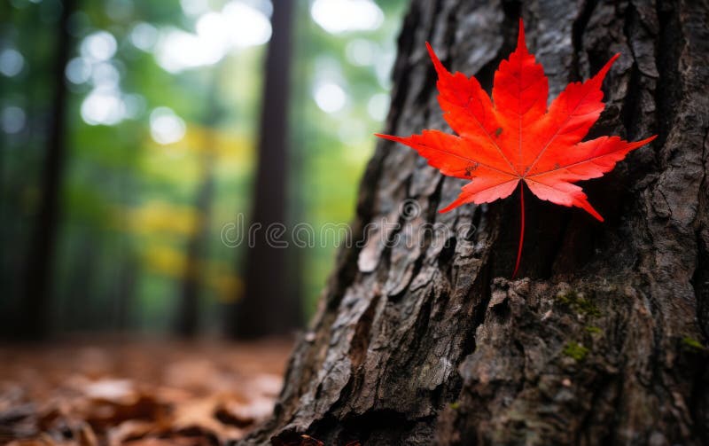 Beautiful Maple Leaf in Fall. Stock Photo - Image of nature, white ...