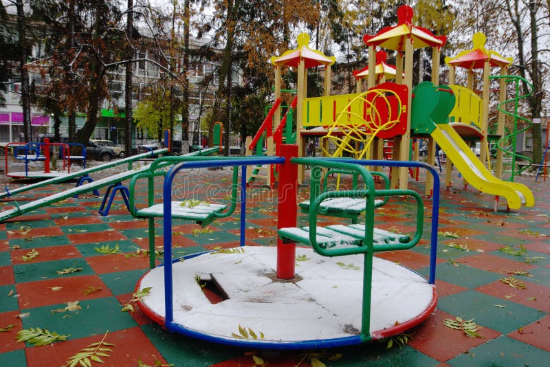 First snow stock image. Image of stem, grass, children - 80184089