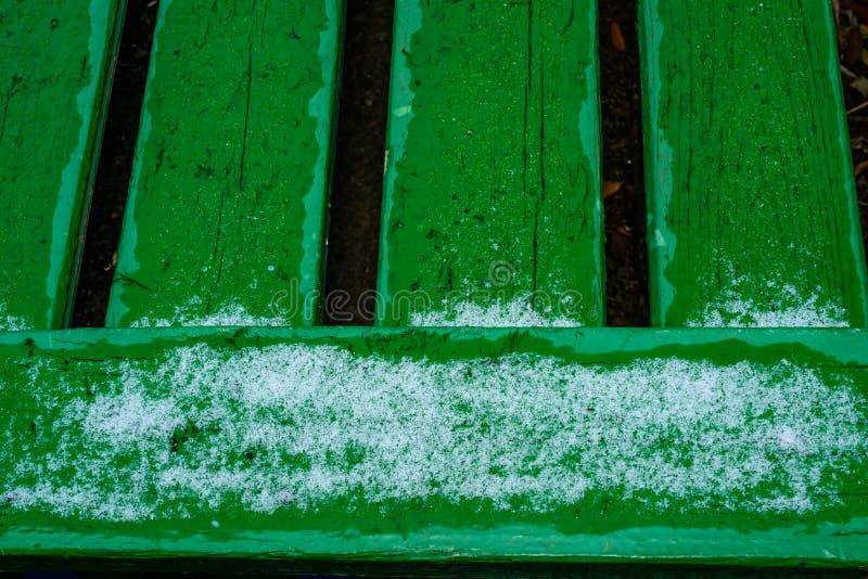 Painted Bench in Rainbow Colors Stock Photo - Image of house, ornament ...