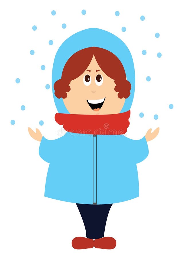 First Snow, Illustration, Vector Stock Illustration - Illustration of ...