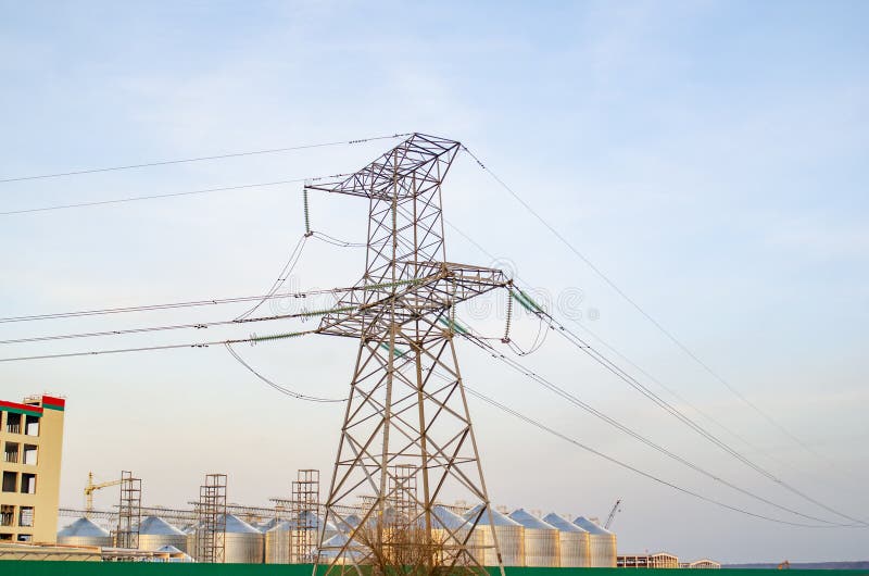 Snow power frosty wire stock photo. Image of tension - 39086980