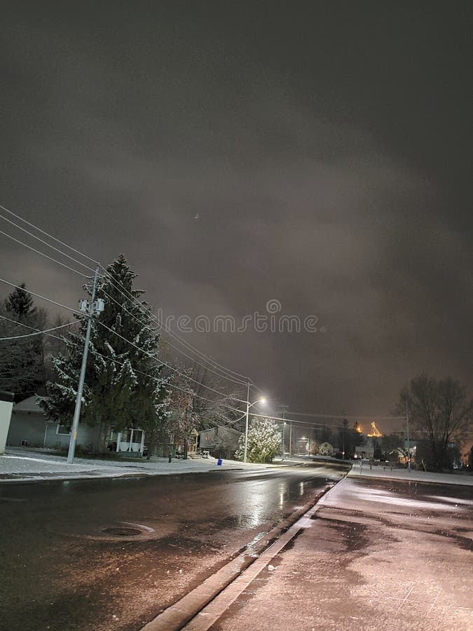 First Snowfall always Looks so Pretty. Stock Image - Image of snowfall ...