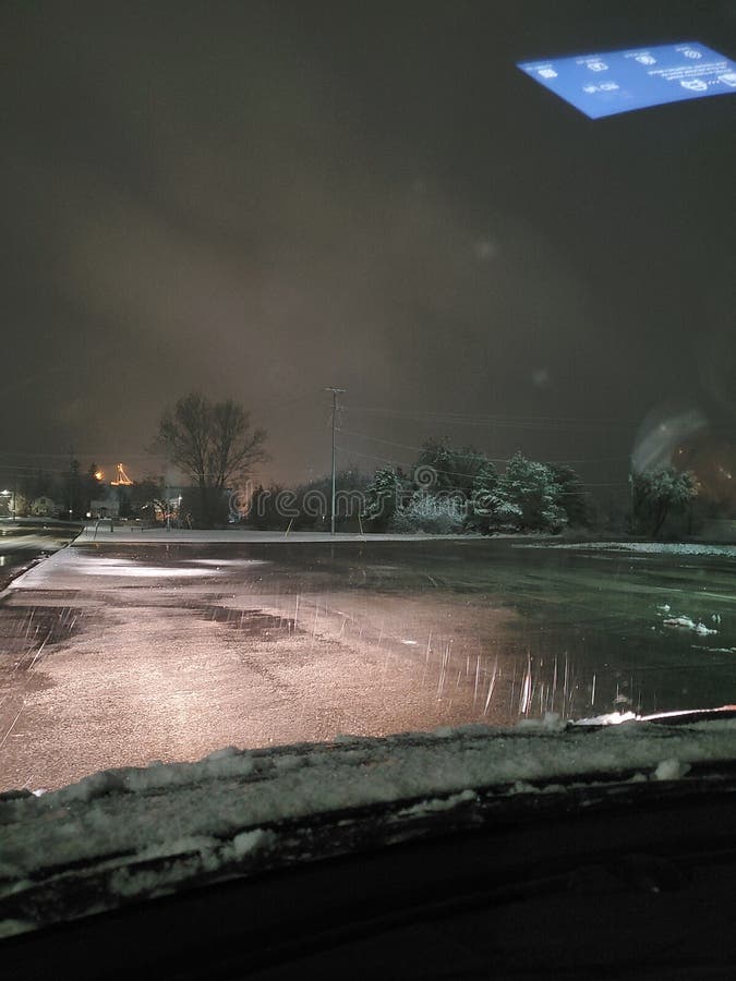 First Snowfall always Looks so Pretty. Stock Image - Image of snowfall ...
