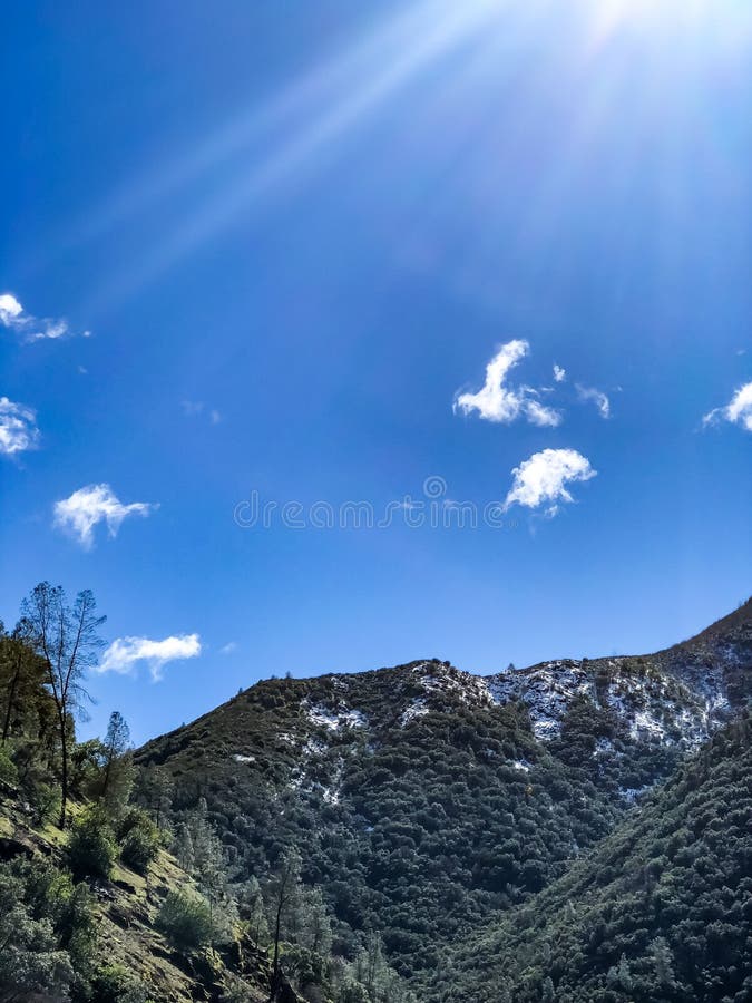 First Snowfall in the Mountains Stock Photo - Image of national ...