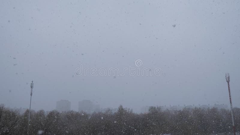 First Snowfall Overlay in United Kingdom Black Background. Falling ...