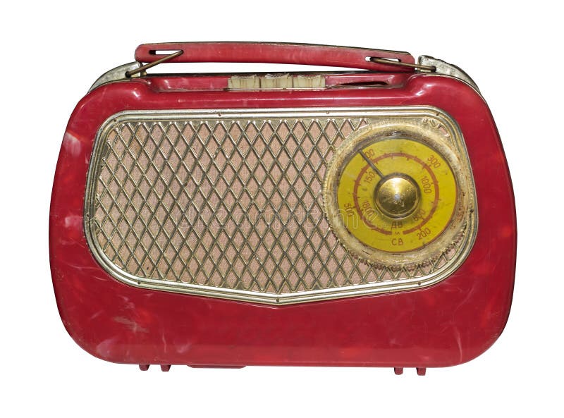 The First in the Soviet Union a Massive Portable Tube Radio,1952 Stock ...