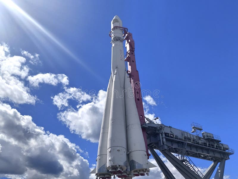 The First Space Rocket Vostok in Moscow Editorial Stock Photo - Image ...