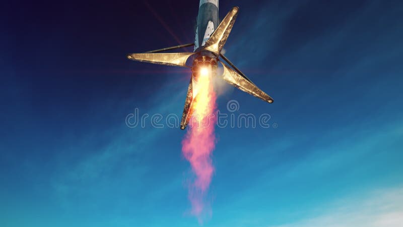 The First Stage of a Privately-owned Reusable Rocket Returns To Earth ...