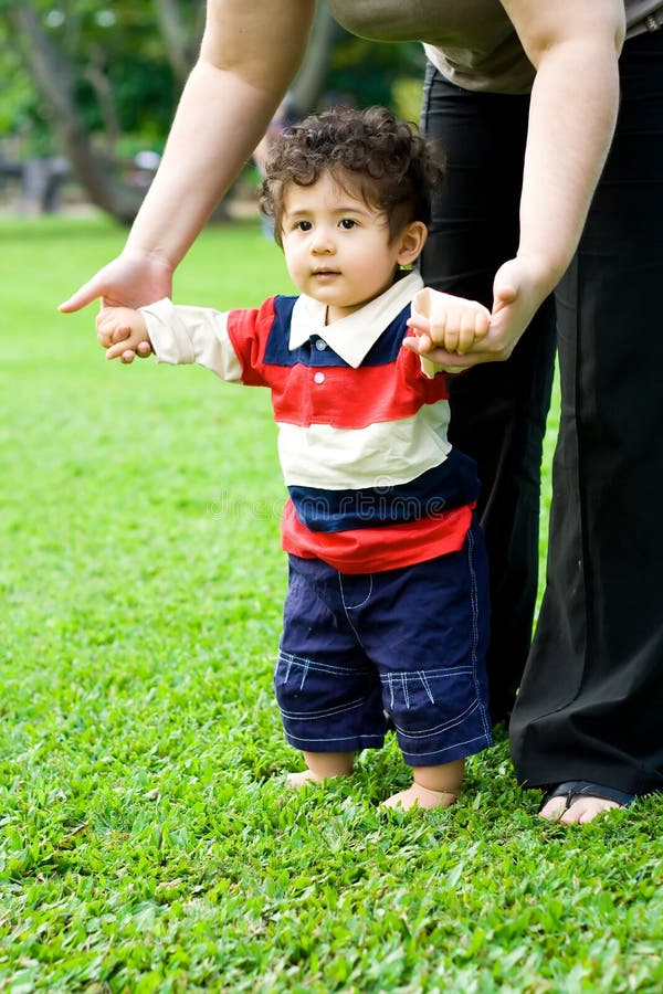 First step stock photo. Image of garden, help, inside - 12730866