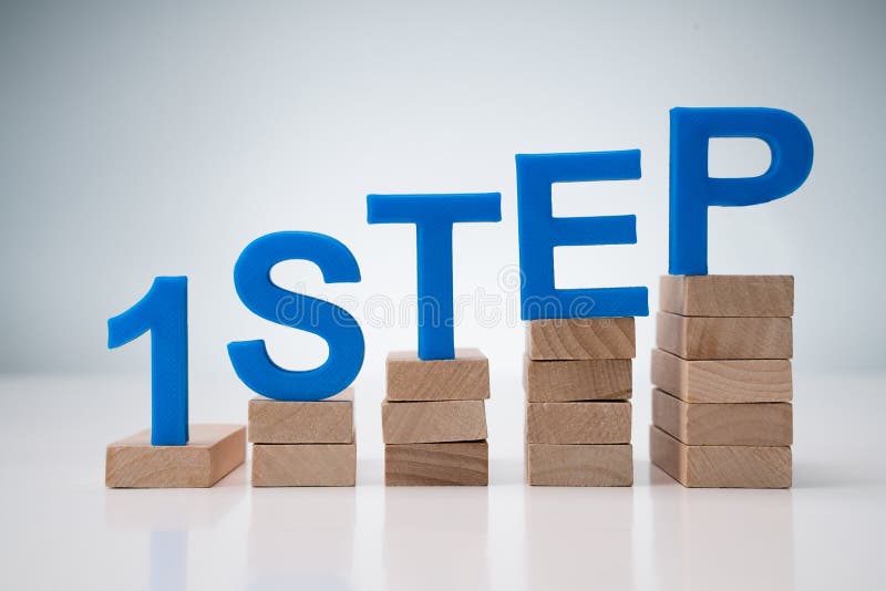 First Step Concept stock photo. Image of concepts, promoted - 182279526
