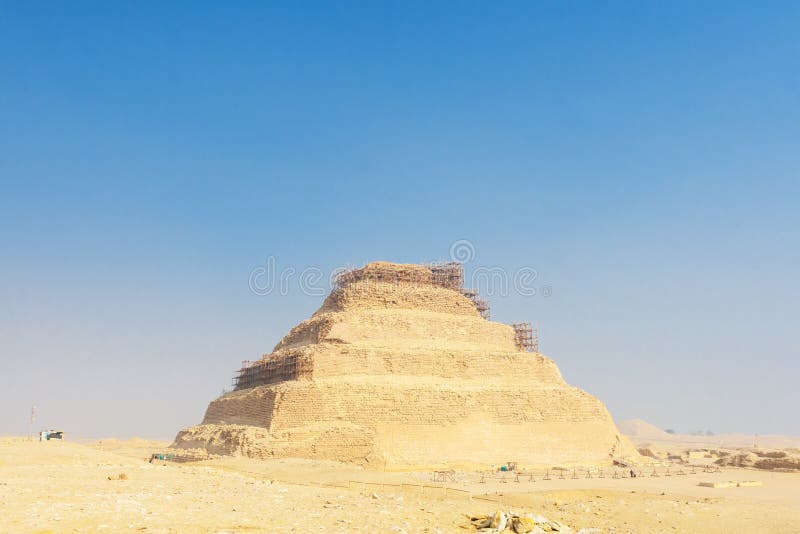 The First Step Pyramid of Djoser Stock Photo - Image of piramit ...