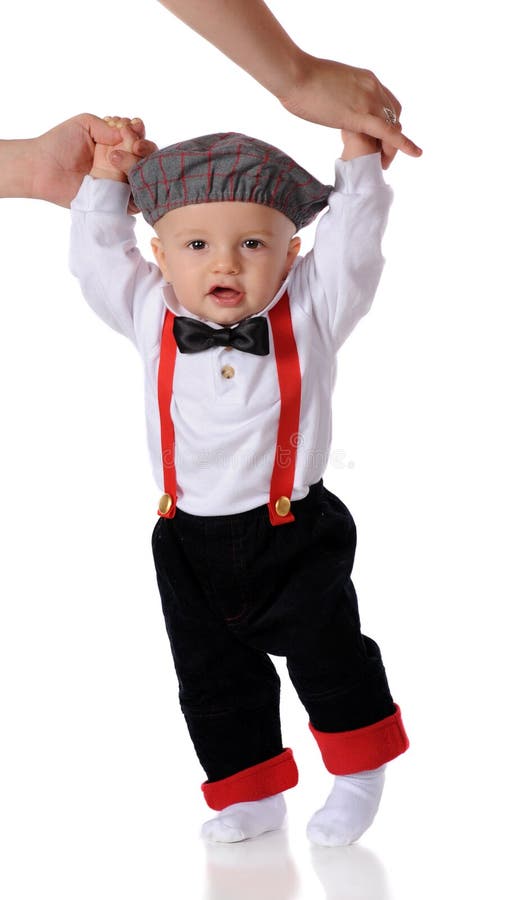 First steps stock photo. Image of walking, toddler, brown - 6813002