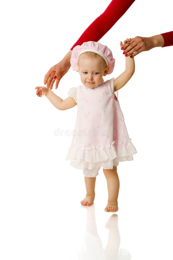 First steps stock photo. Image of interested, affectionate - 18492054