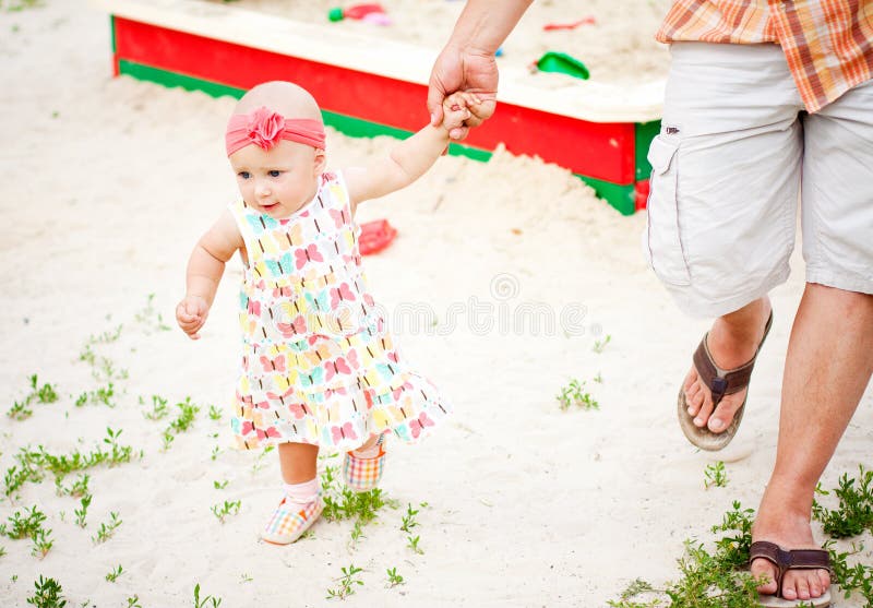First steps stock photo. Image of grass, holding, love - 25482728