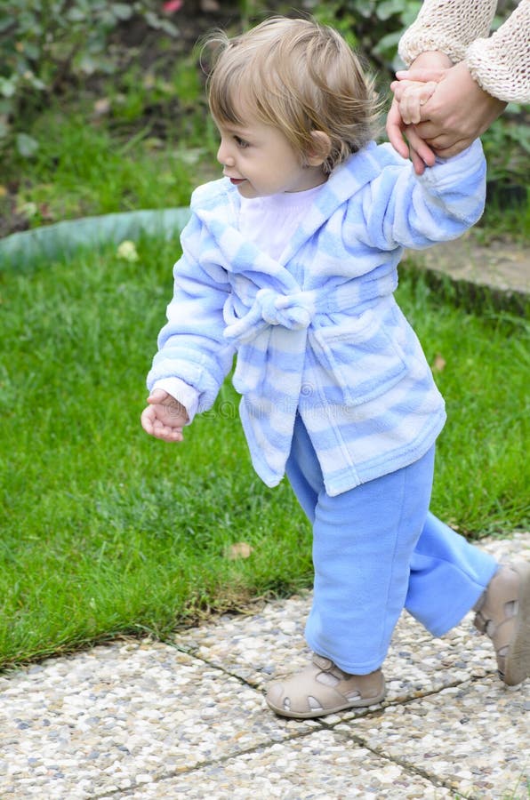 First steps stock photo. Image of cute, infant, parenting - 27337592