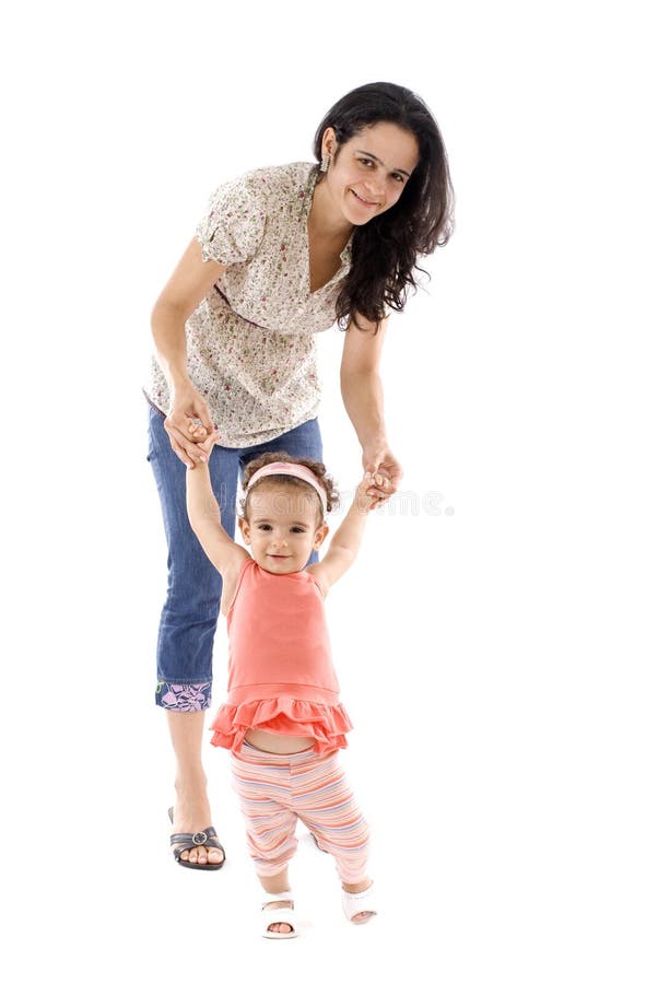 First Steps stock photo. Image of caucasian, embrace, portrait - 6526616