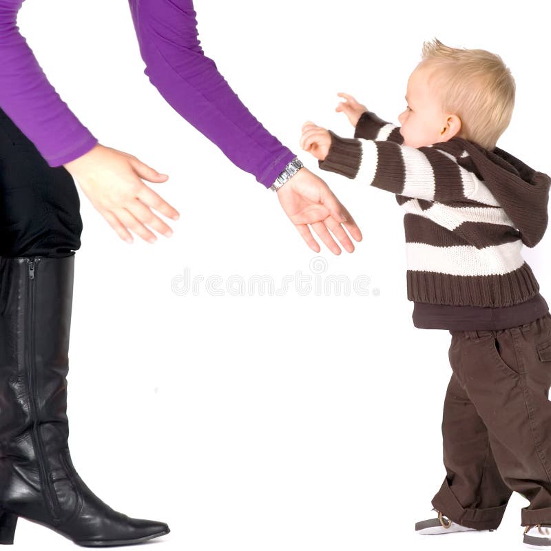 First steps stock photo. Image of walking, toddler, brown - 6813002