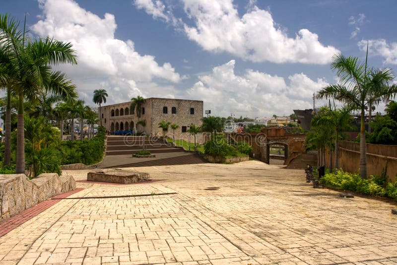 The First Street in America Stock Photo - Image of santo, colonist ...