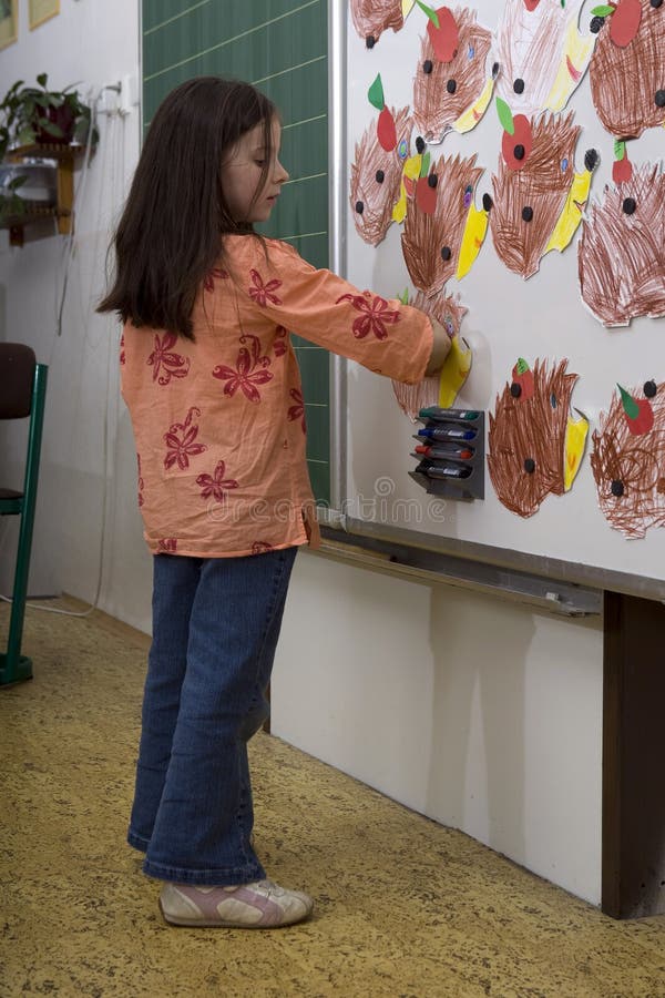 First task in school stock photo. Image of hour, childhood - 34847690