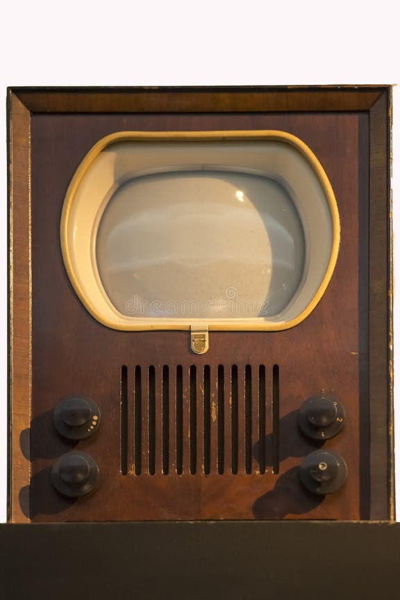 First Television - TV - Philips 1950, Vintage Television Stock Image ...