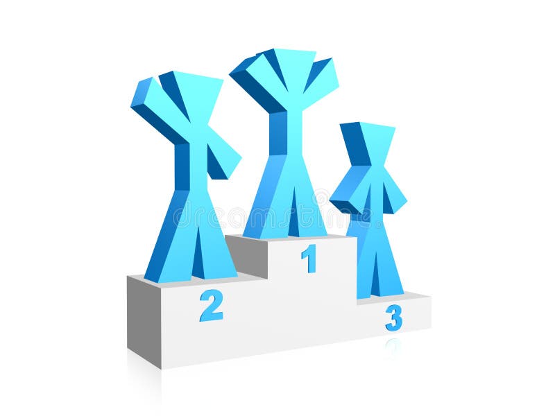 First three Places stock illustration. Illustration of sport - 49245223