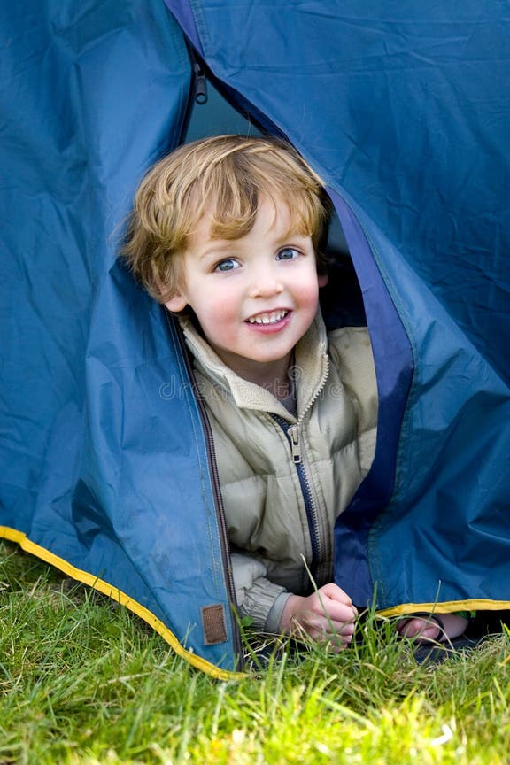 First Time Camping stock image. Image of young, vacation - 629973