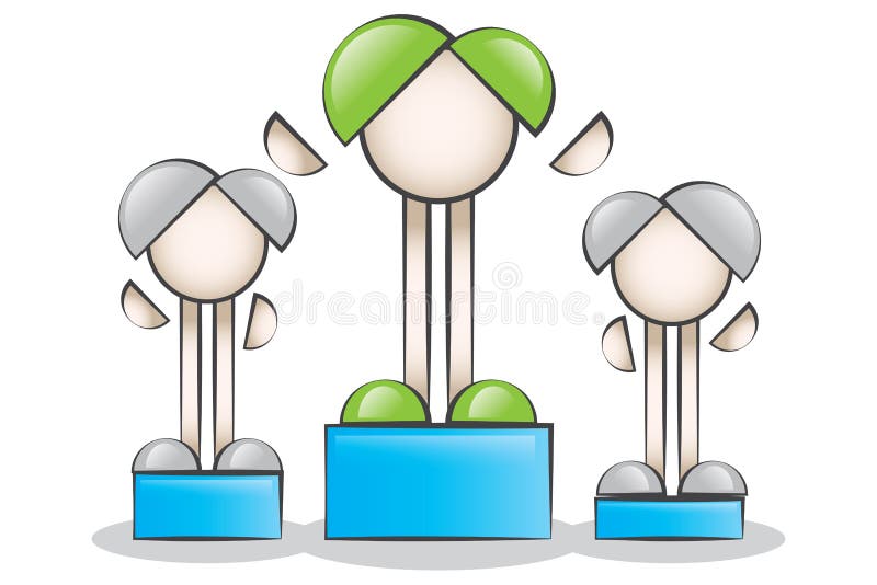 And the first to win. stock illustration. Illustration of achievement ...