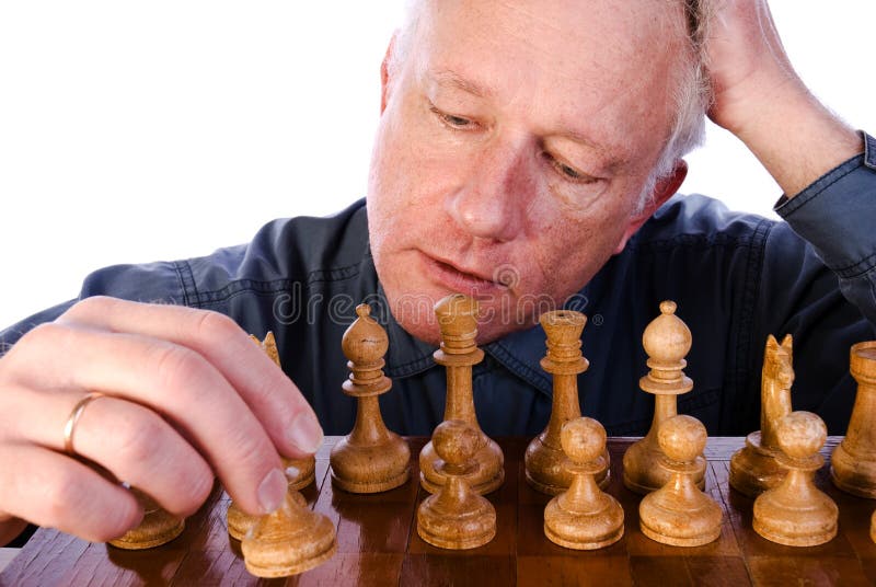 First turn stock image. Image of adult, chess, male, human - 23818197