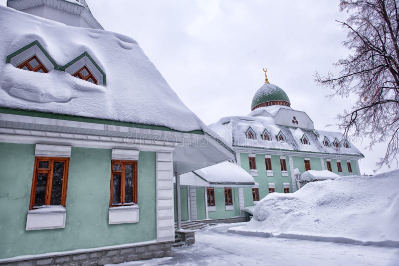 First Ufa Cathedral Mosque. Stock Photo - Image of sacral, architecture ...
