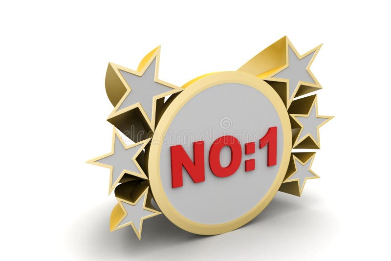 First winner medal stock illustration. Illustration of golden - 57235653