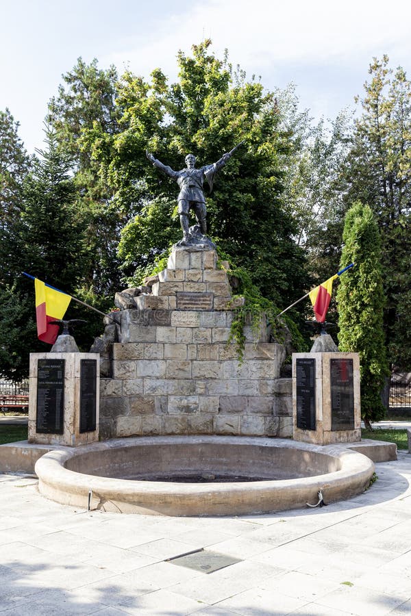 First World War Commemorative Monument Stock Photo - Image of ...