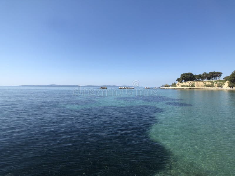 Firule beach in Split stock photo. Image of ocean, europe - 186196962