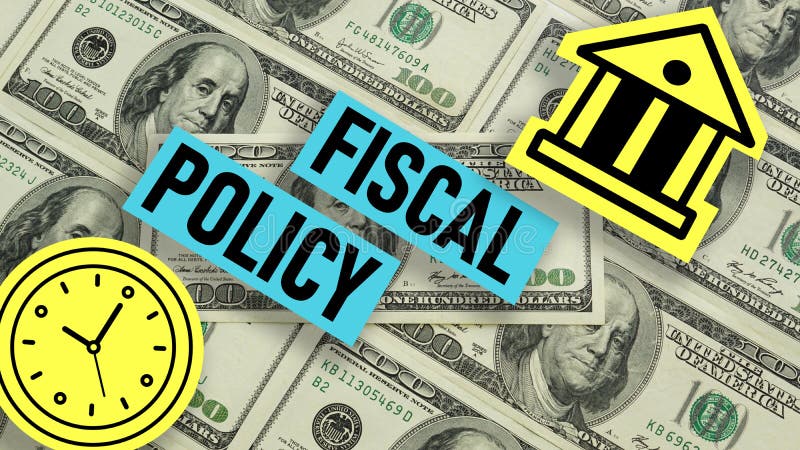 Fiscal Policy is Shown Using the Text Stock Image - Image of financial ...