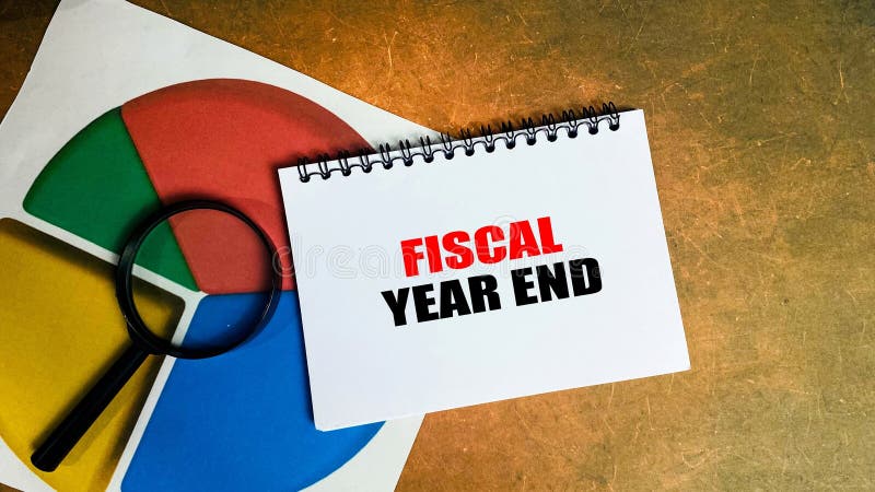 Fiscal Year End Writing Concept Stock Image - Image of banner, poster ...