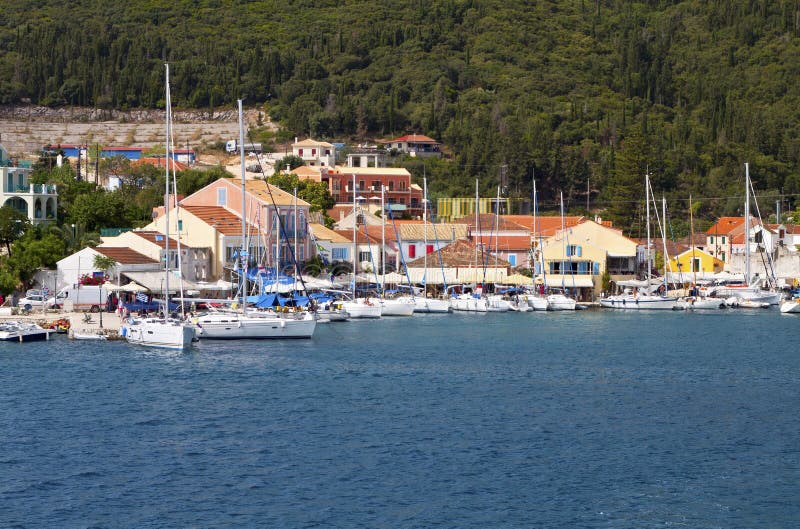 Fiscardo stock image. Image of village, cefalonia, cephalonia - 27638817