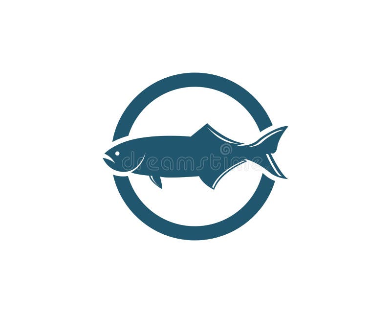 Fische Logo Template Kreatives Vektorsymbol Des Fischenvereins Oder An ...