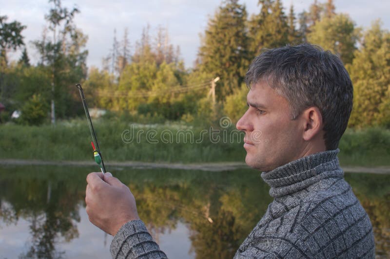 Fischer stockbild. Bild von kaukasisch, mann, sport, verriegelung ...