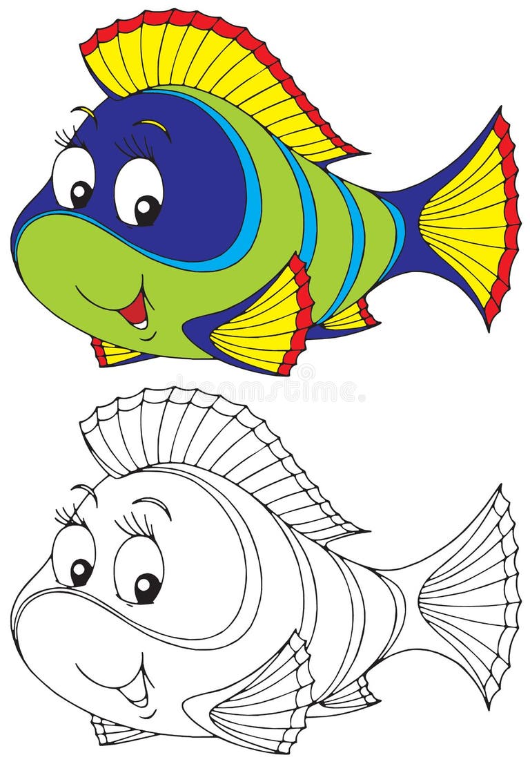 Smiling Colorful Fish Stock Illustrations – 3,045 Smiling Colorful Fish ...