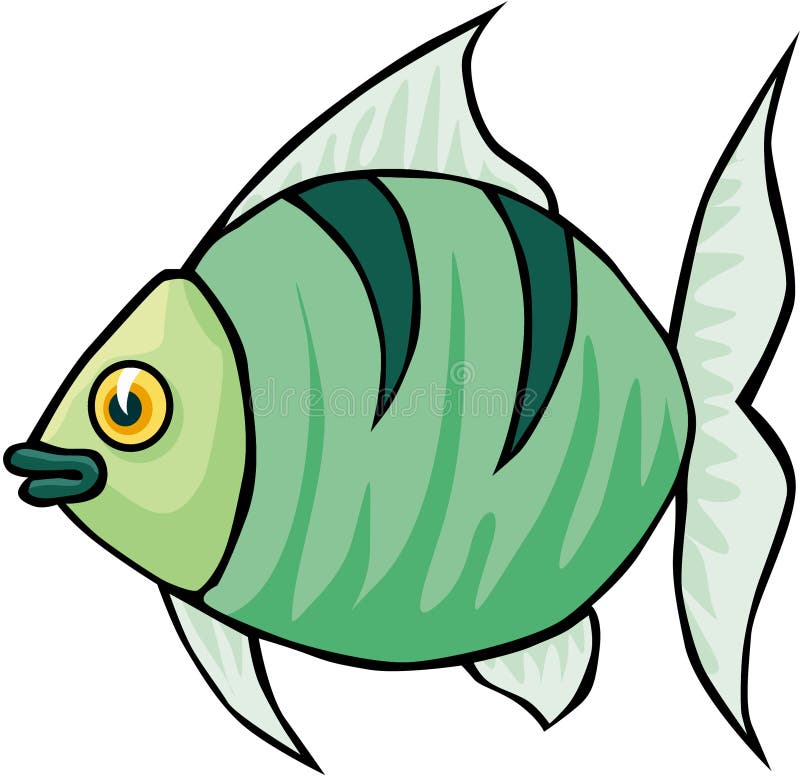 Fish lamp cartoon stock illustration. Illustration of rare - 33583382