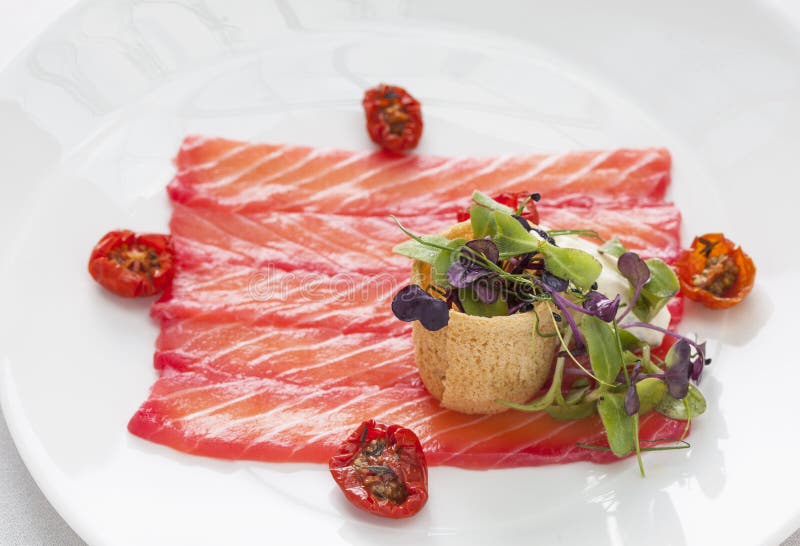 Fish appetizer stock photo. Image of snack, white, plate - 25645092