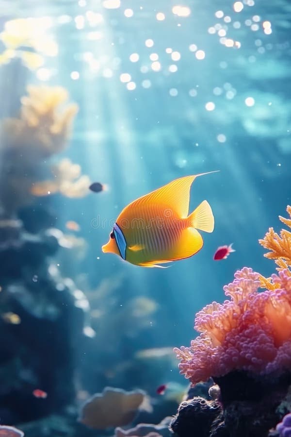 Fish in aquarium stock image. Image of ocean, home, nature - 388531401
