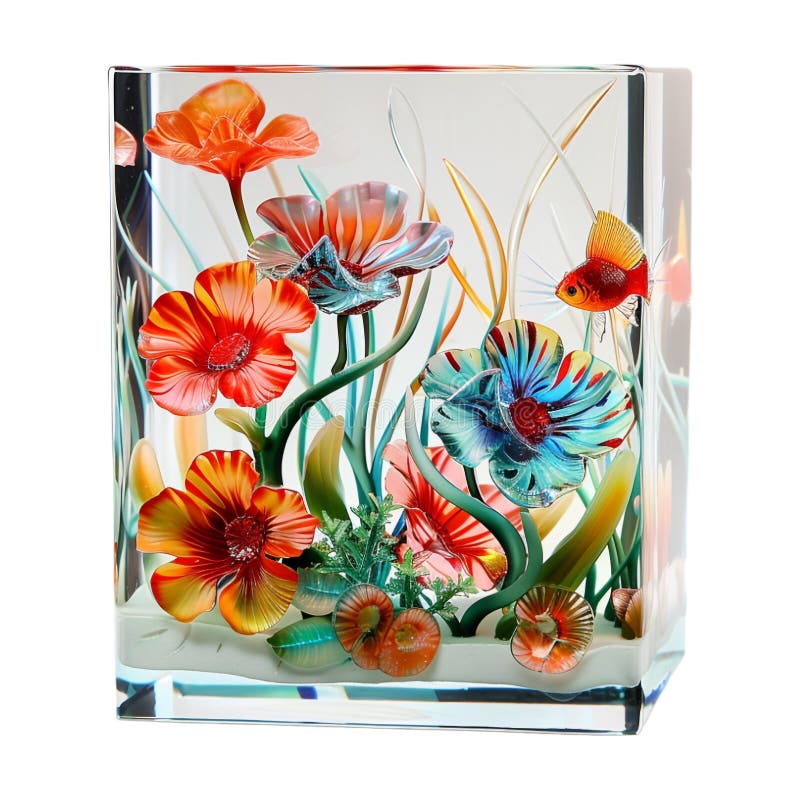 Fish Aquarium on Transparent Background - Ai Generated Stock ...