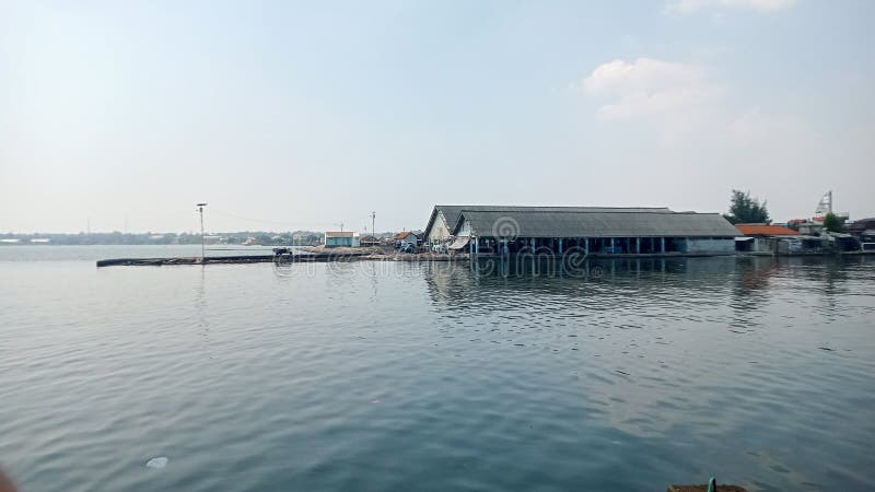 Fish Auction House in the Pier of My Town Stock Photo - Image of house ...