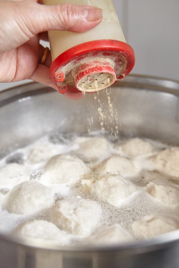 Fish ball stock image. Image of chef, finger, home, soup - 55056241