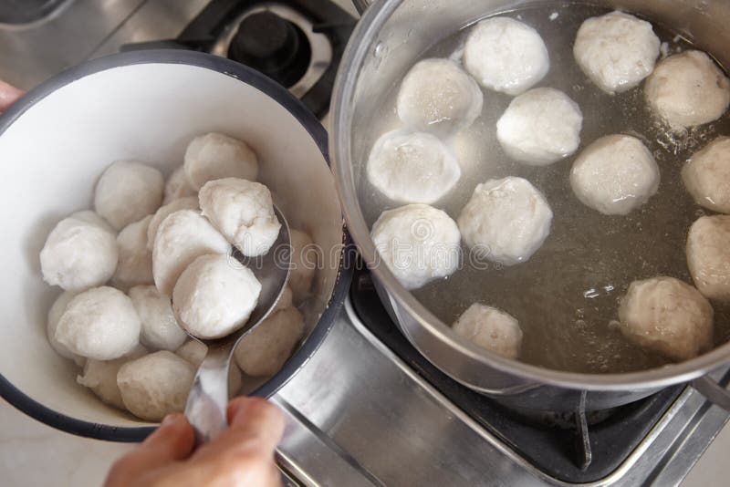 Fish ball stock image. Image of soup, ball, kitchen, fish - 55056127