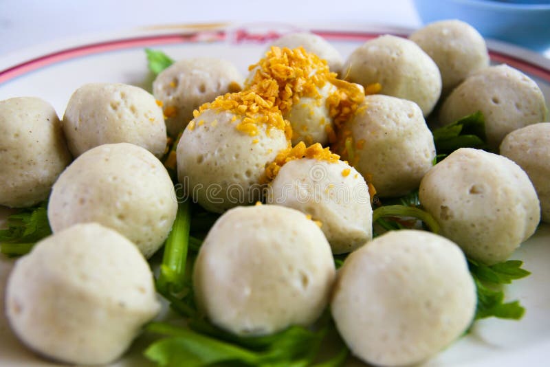 Thaifood, Fish Ball stock photo. Image of cuisine, fish - 49044652
