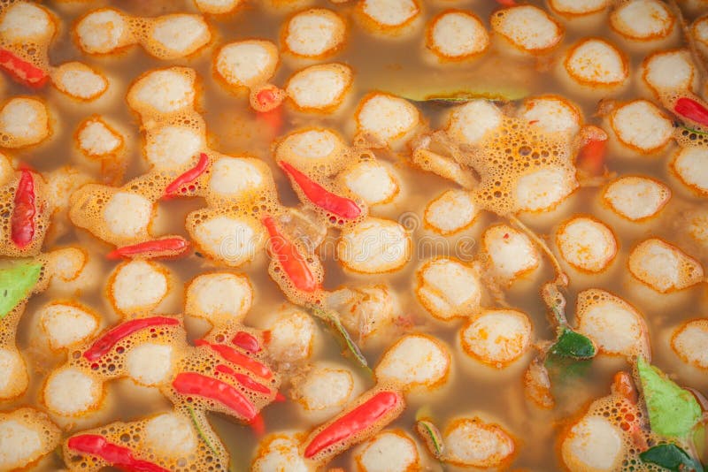 Fish ball red curry stock image. Image of cuisine, basil - 39859119
