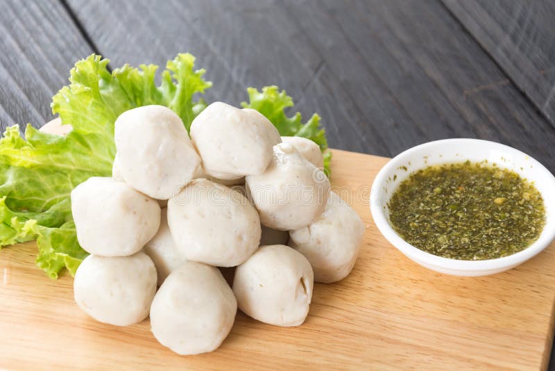 Fish balls stock image. Image of dish, ball, fish, eating - 79199329